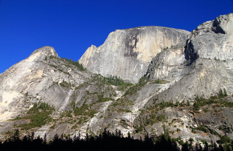 Iconic Half Dome stock image. Image of scenic, mountains - 24588057