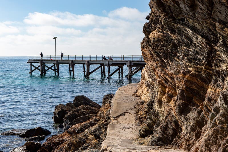 The Iconic Jetty and Path Around the Cliff Face on the Fleurieu ...