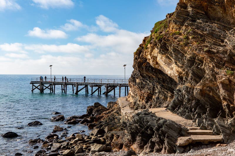 The Iconic Jetty and Path Around the Cliff Face on the Fleurieu ...