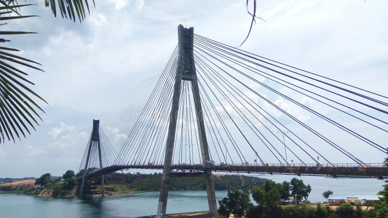 The Iconic Landmark Balerang Bridge from Batam Indonesia Editorial ...