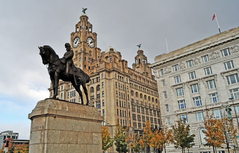 Iconic Liverpool stock image. Image of england, architecture - 27198083
