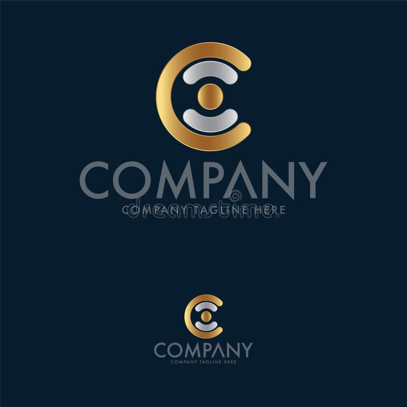 Luxury C Logo Design Template Vector Stock Illustration - Illustration ...