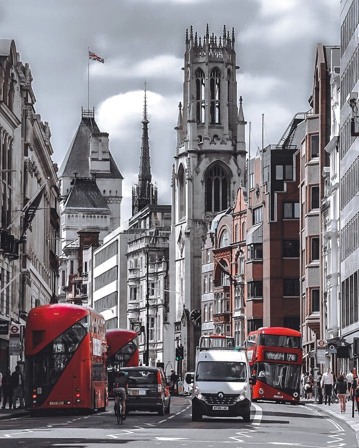 Iconic London england editorial stock image. Image of city - 258574194