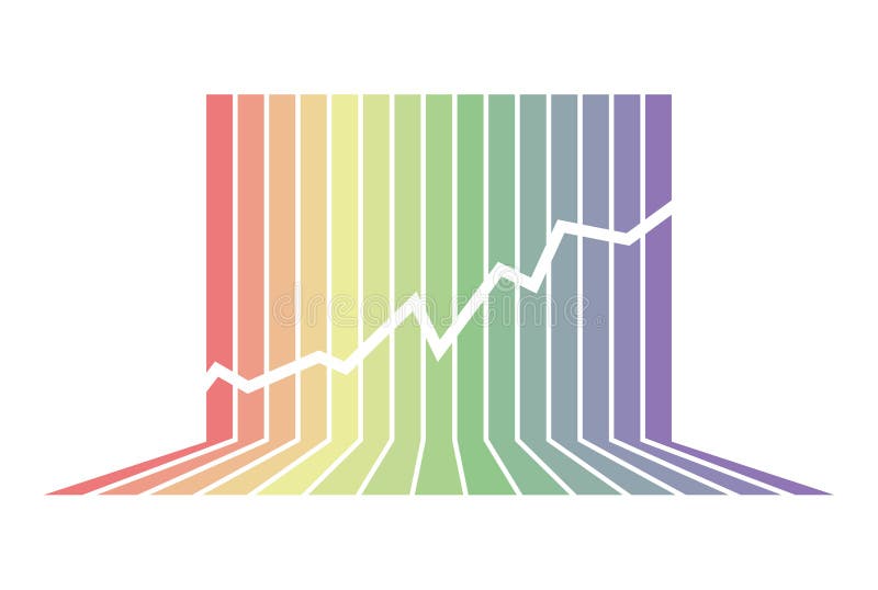 Iconic Multicolored 3D Lines, Abstract Representation of False Data ...