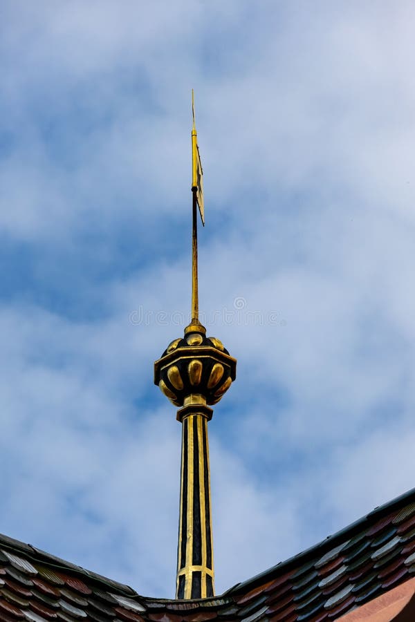 Iconic Red City Hall of Basel, Switzerland Stock Photo - Image of scene ...
