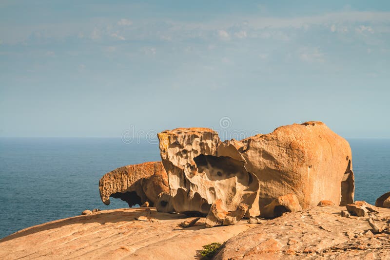 Remarkable Rocks on Kangaroo Island, South Australia Stock Image ...