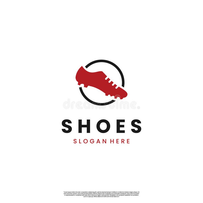 Iconic Shoe Logo Design Modern Concept Icon Template Stock Vector ...