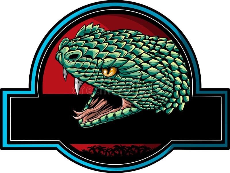 Snake Head Hand Drawn Vector Illustration Design Stock Vector ...