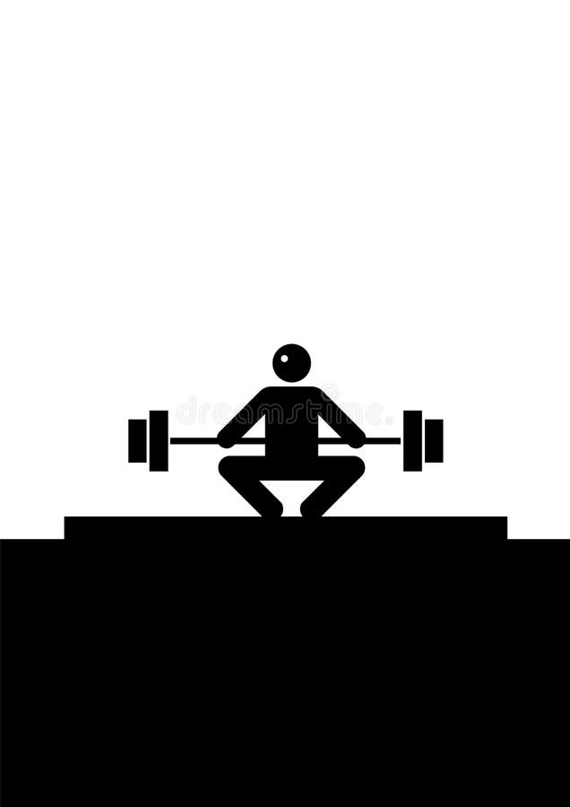 Snatch Weightlifting Stock Illustrations – 44 Snatch Weightlifting ...