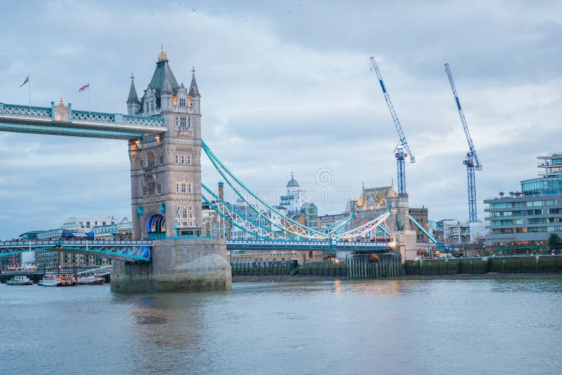 The Iconic Tower Bridge in London, England Editorial Photography ...