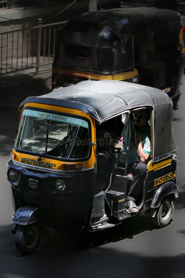 The Iconic Tuk Tuks of Mumbai Editorial Photography - Image of blue ...