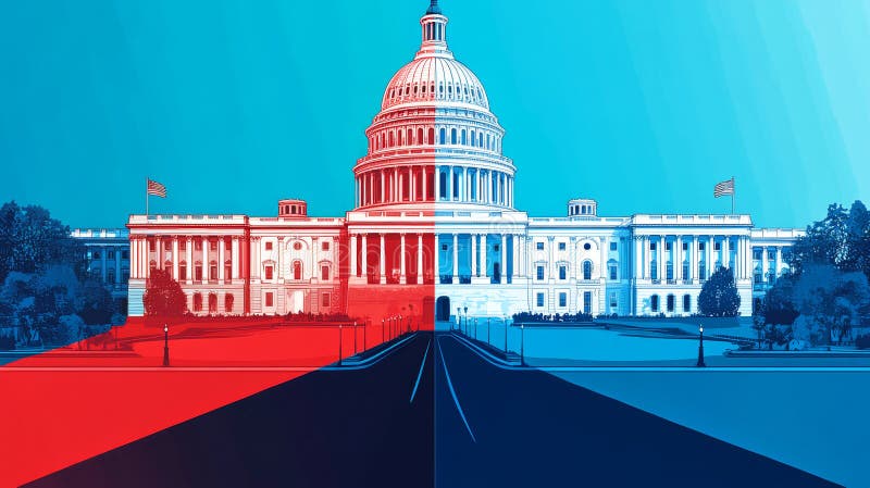 Divided Capitol: a Vibrant Representation of the Political Landscape ...