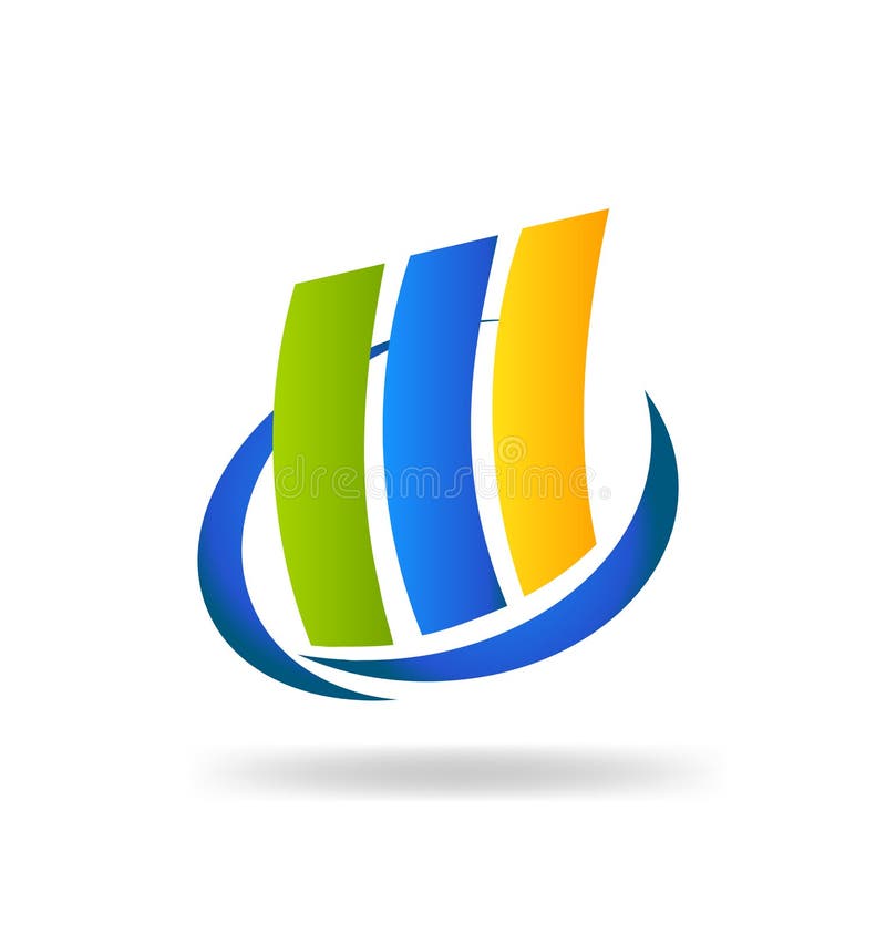 Icono Abstracto Moderno Del Logotipo Del Edificio Ilustración del ...