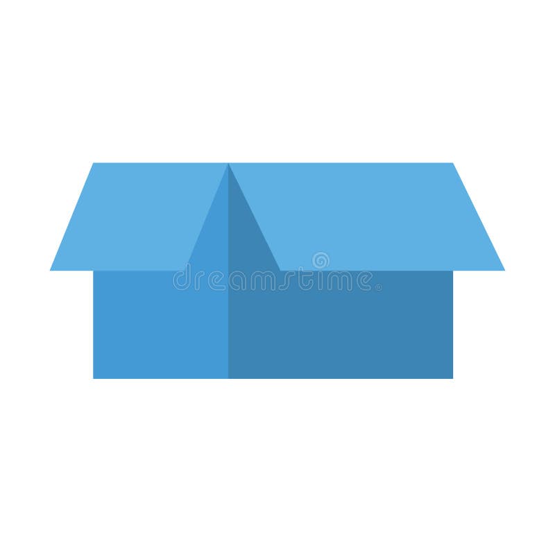 Icono Aislado Cartón De La Caja Ilustración del Vector - Ilustración de icono, fondo: 93813993