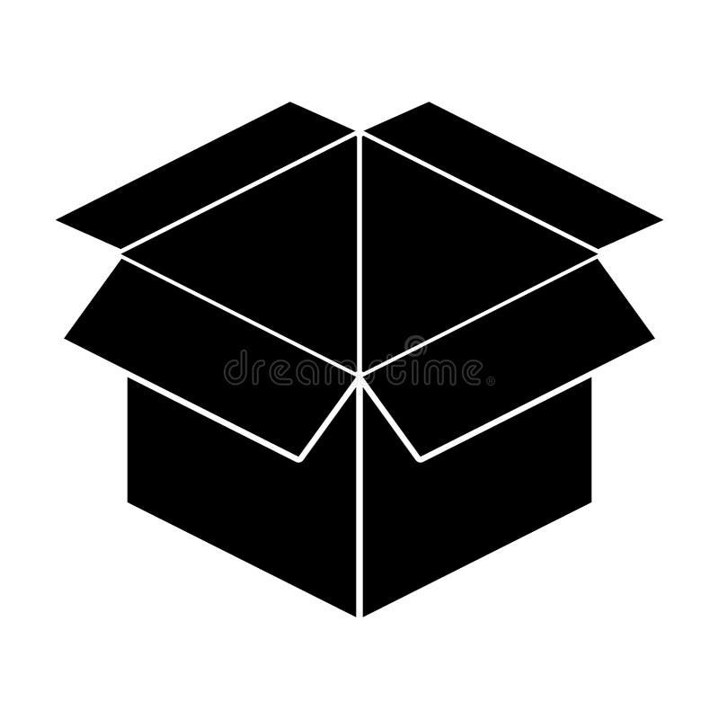 Icono Aislado Cartón De La Caja Ilustración del Vector - Ilustración de ...