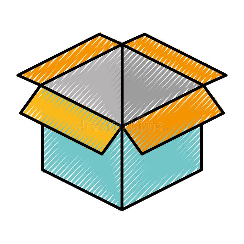 Icono Aislado Cartón De La Caja Ilustración del Vector - Ilustración de carga, muestra: 93935205