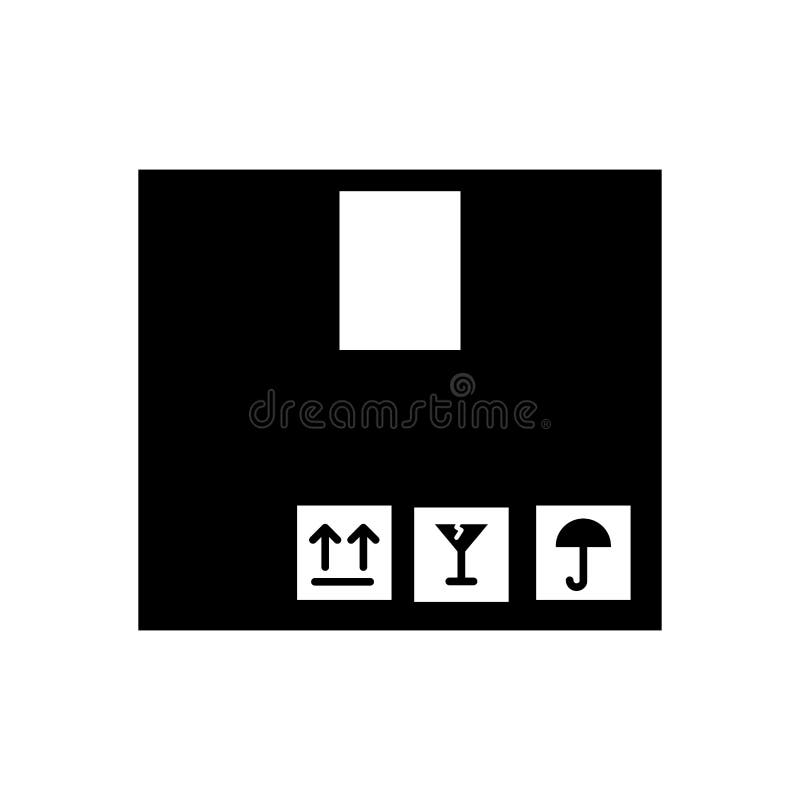 Icono Aislado Cartón De La Caja Ilustración del Vector - Ilustración de ...