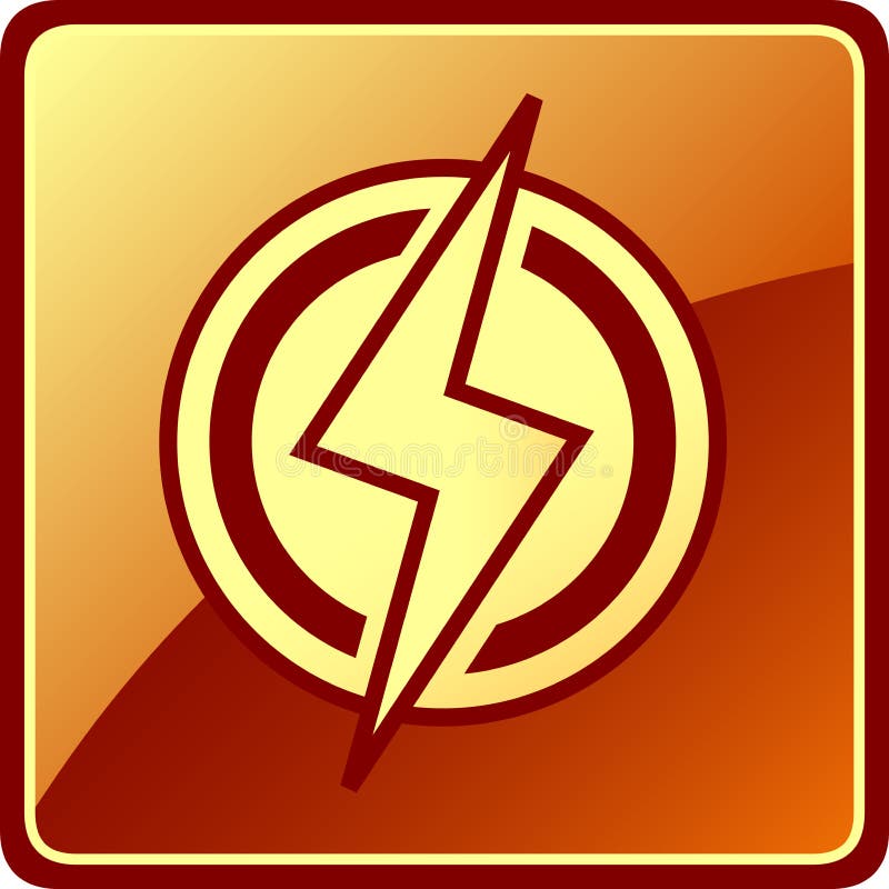 Icono de la potencia ilustración del vector. Ilustración de icono ...