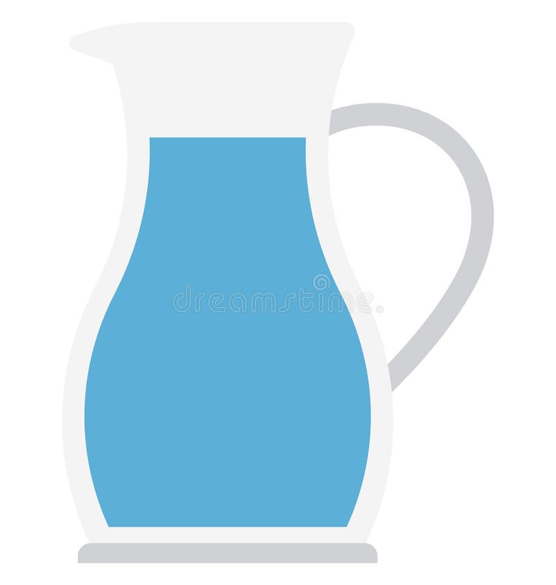 Icono Aislado Jarro Del Vector Editable Ilustración del Vector ...