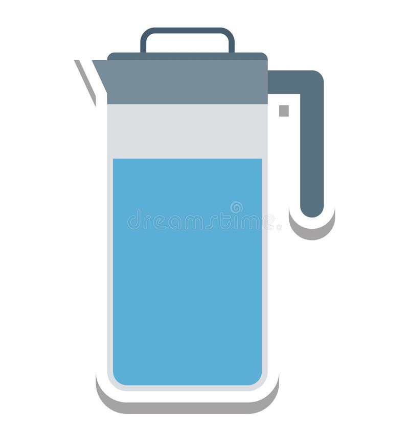 Icono Aislado Jarro Del Vector Editable Ilustración del Vector ...