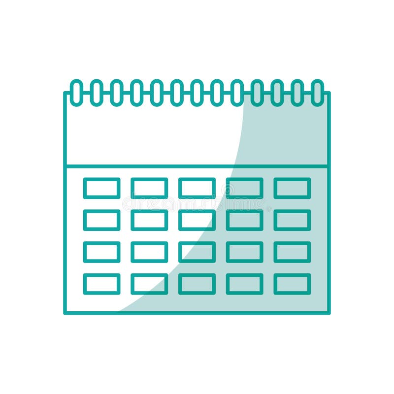 Icono Aislado Recordatorio Del Calendario Ilustración del Vector ...