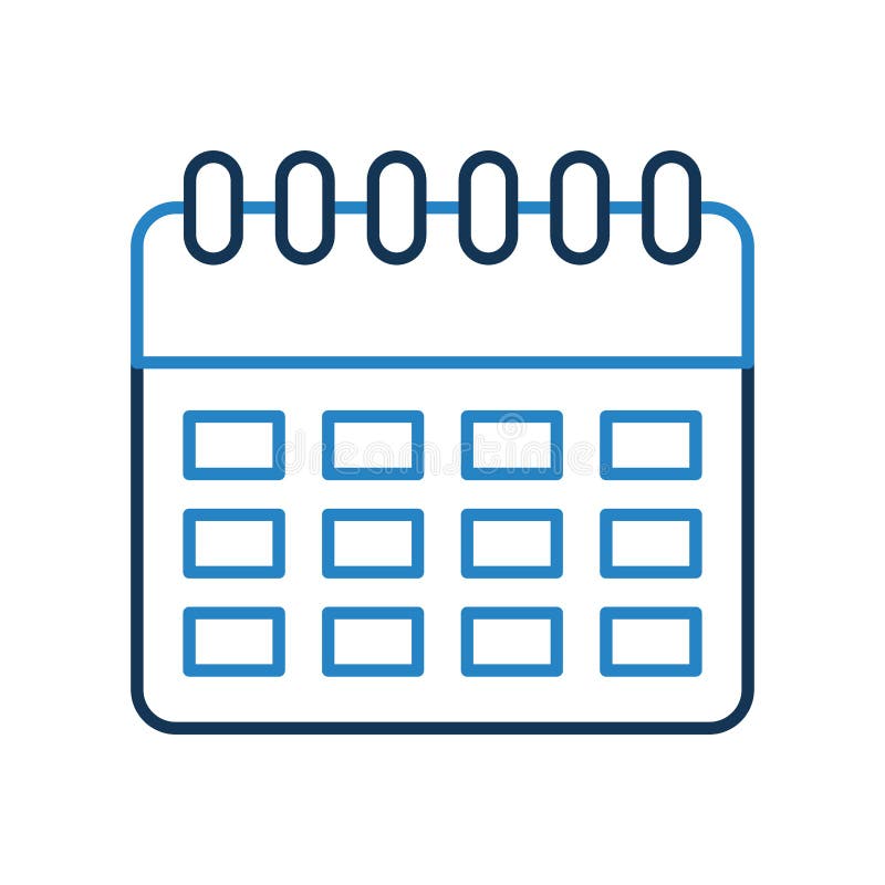 Icono Aislado Recordatorio Del Calendario Ilustración del Vector ...