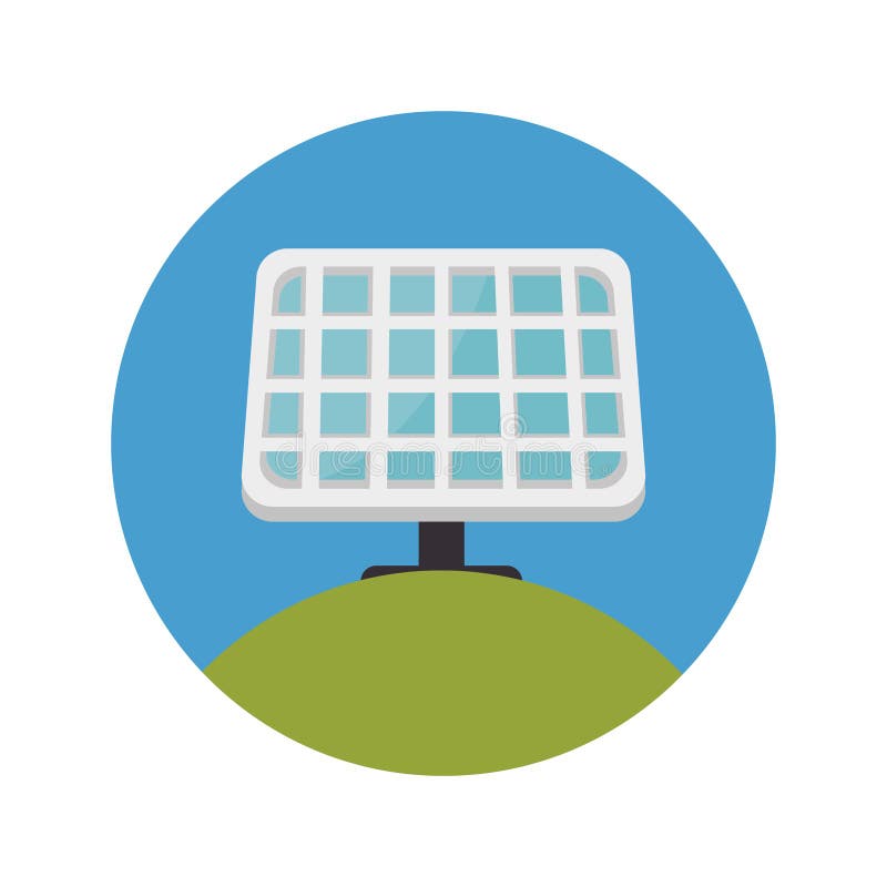 Icono Aislado Solar Del Panel Stock de ilustración - Ilustración de ...