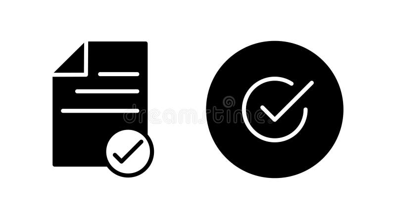 Icono Aprobado . Icono De Medalla Aprobado O Certificado Ilustración ...