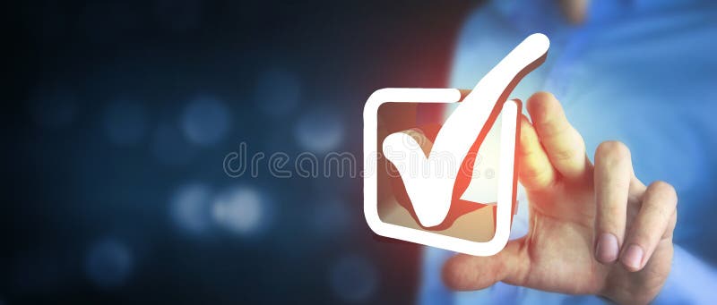 Icono Aprobado Signo Aceptado O Confirmado Foto de archivo - Imagen de ...