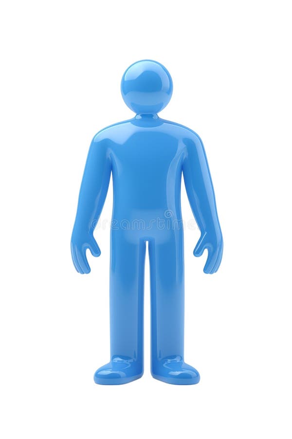 Icono Azul Macho Aislado En Fondo Transparente Stock de ilustración ...