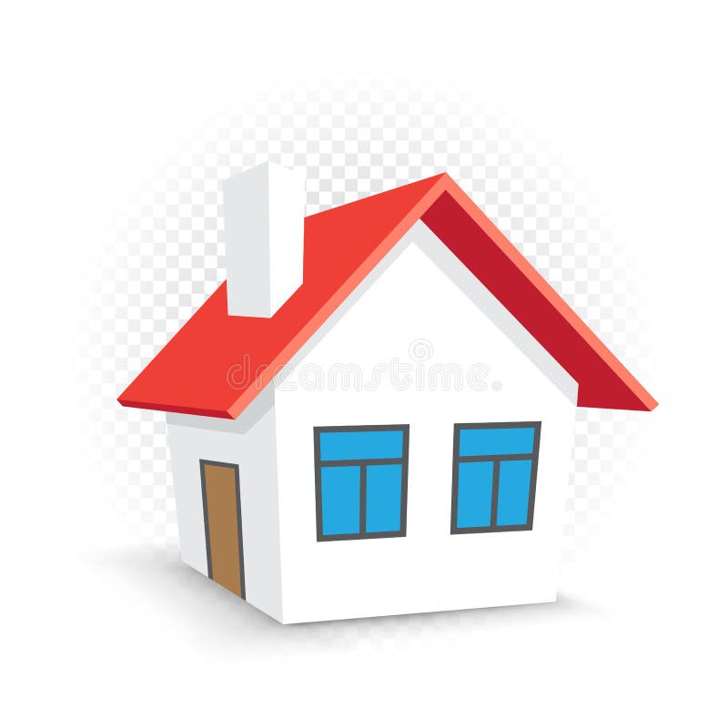 Icono Blanco Simple De La Casa Ilustración del Vector - Ilustración de ...