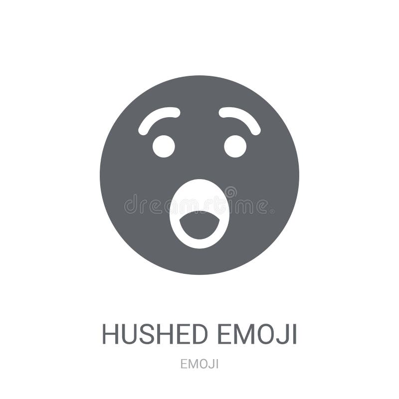 Icono Callado Del Emoji En Estilo De Moda Del Diseño Icono Callado Del ...