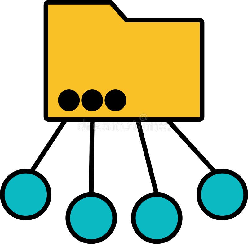 Icono - Carpeta Multiusos - Vector Ilustración del Vector - Ilustración ...