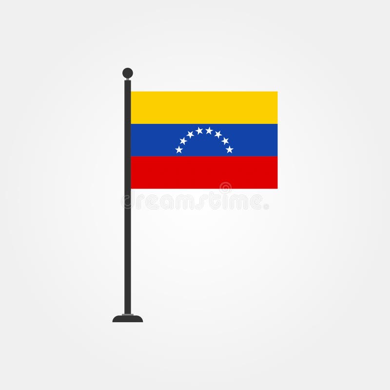Icono Común 3 De La Bandera De Venezuela Del Vector Foto de archivo ...