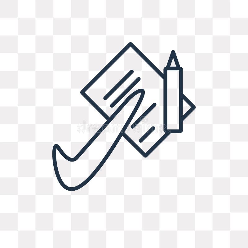 Icono Comprobado Del Vector Aislado En El Fondo Transparente, C Linear ...