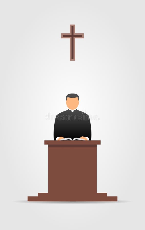 Icono Cristiano Del Pastor Ilustración Del Vector Ilustración del ...