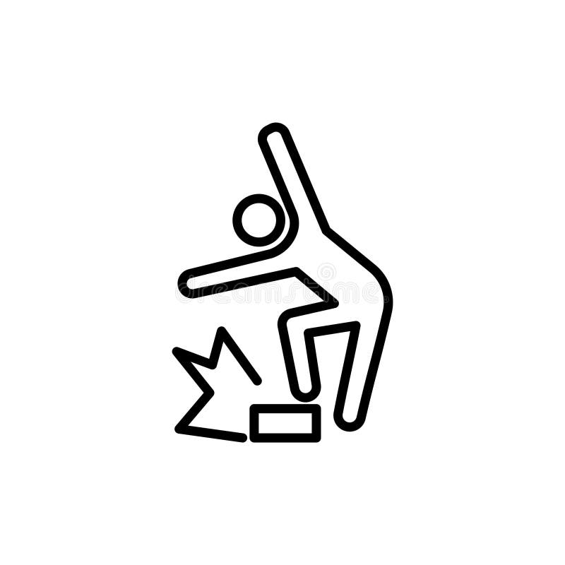 Icono De Accidente Aislado En Fondo Blanco Ilustración del Vector ...