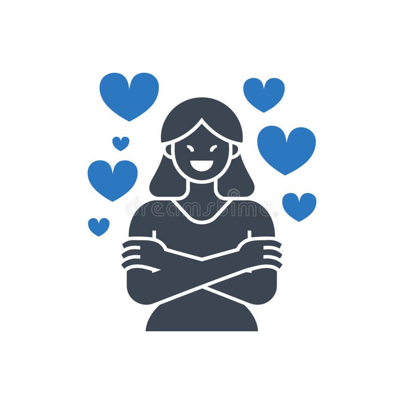 Icono de amor propio ilustración del vector. Ilustración de muestra ...
