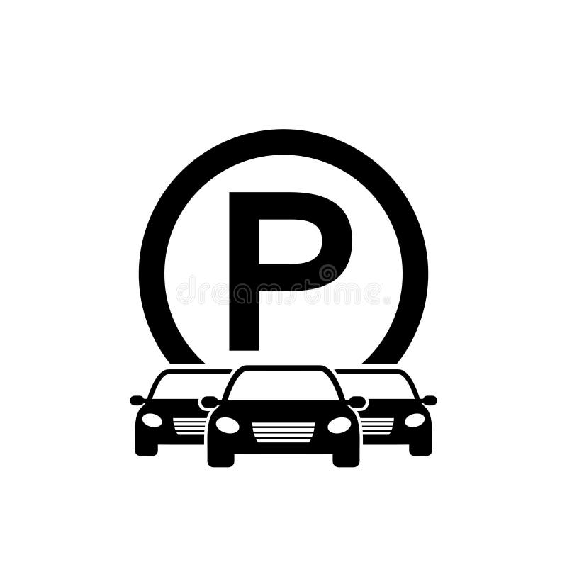 Vector Del Icono Del Estacionamiento Ilustración del Vector ...