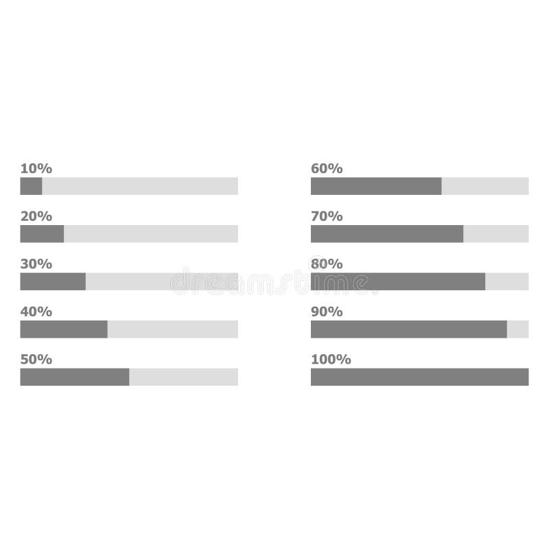 Icono De Barra De Carga Cargando Icono Vectorial De Progreso De Barra ...