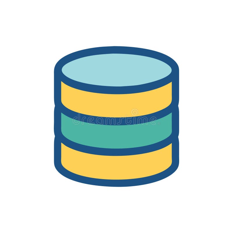 Icono De Base De Datos NoSQL Integral Imagen de archivo - Ilustración ...