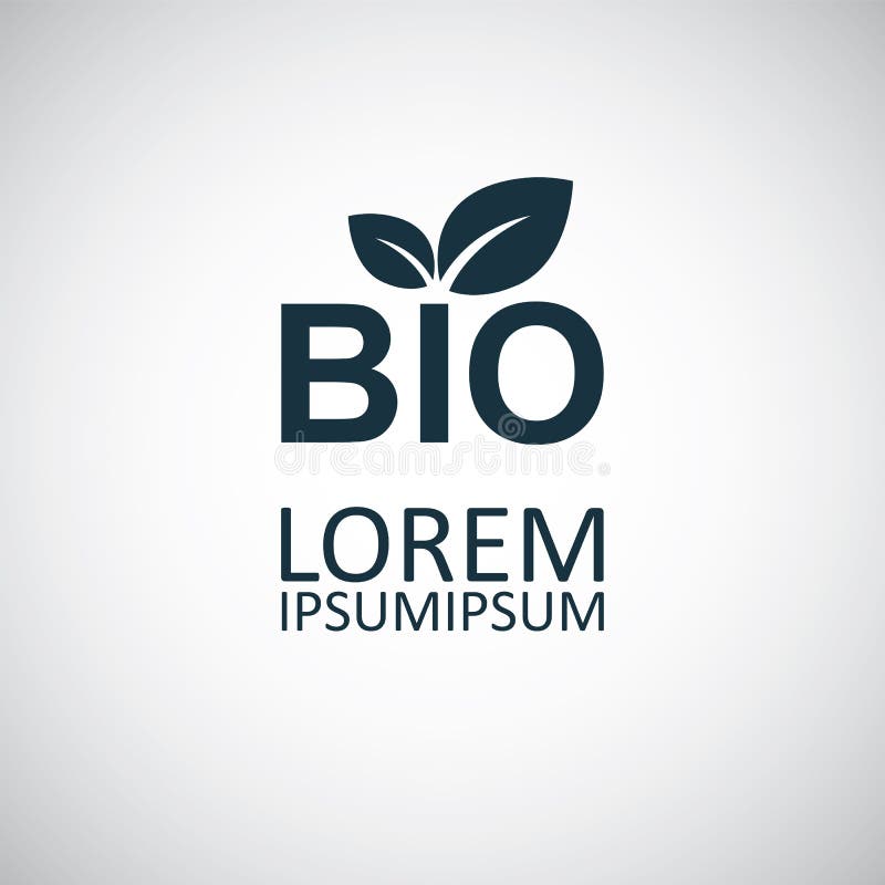 Icono De Bio Simple Concepto De Elemento Plano Ilustración del Vector ...