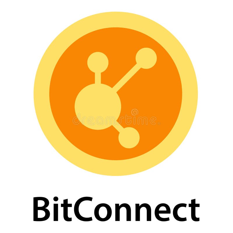 Icono De Bitconnect, Estilo Plano Fotografía editorial - Ilustración de ...