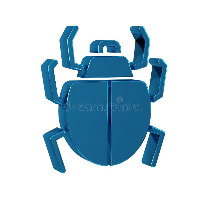 Icono De Blue Mite Aislado En Fondo Transparente. Stock de ilustración ...