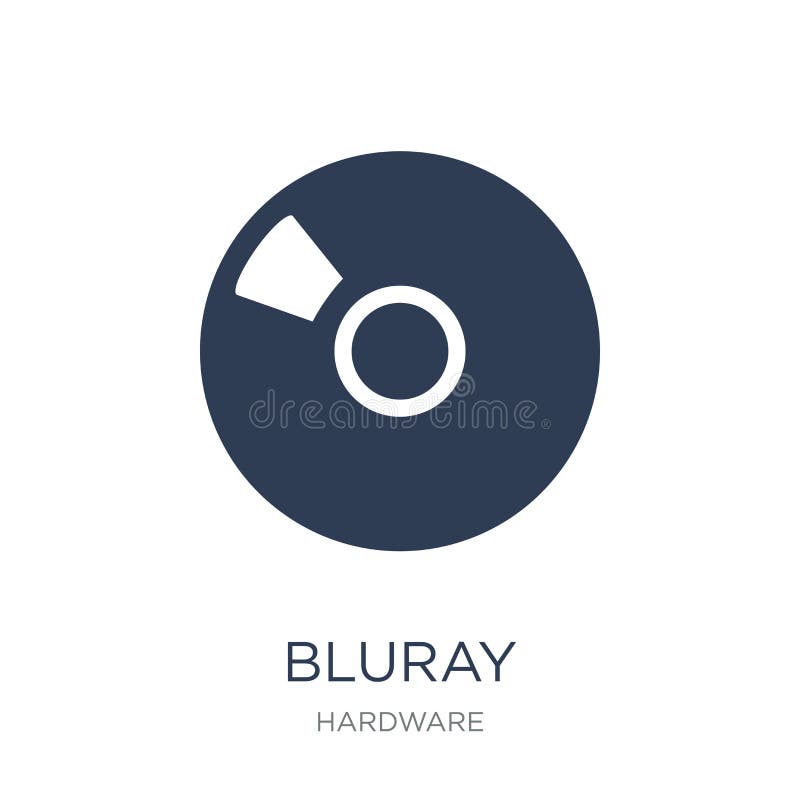 Icono De Bluray Icono Plano De Moda De Bluray Del Vector En El Fondo Blanco Ilustración del ...