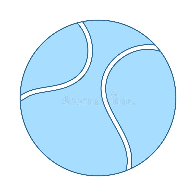 Icono de bola de tenis ilustración del vector. Ilustración de tiro ...