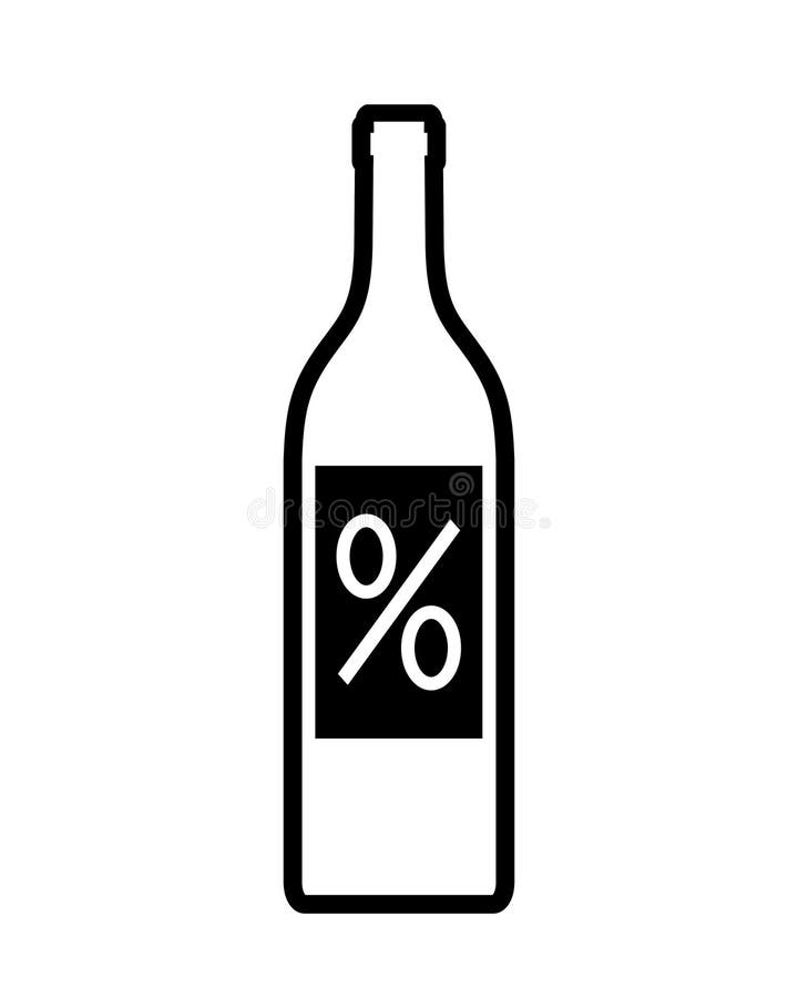 Icono De Botella De Alcohol Ilustración del Vector - Ilustración de ...