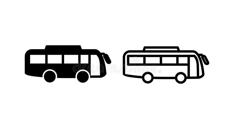 Icono De Bus . Icono De Vector De Bus Ilustración del Vector ...