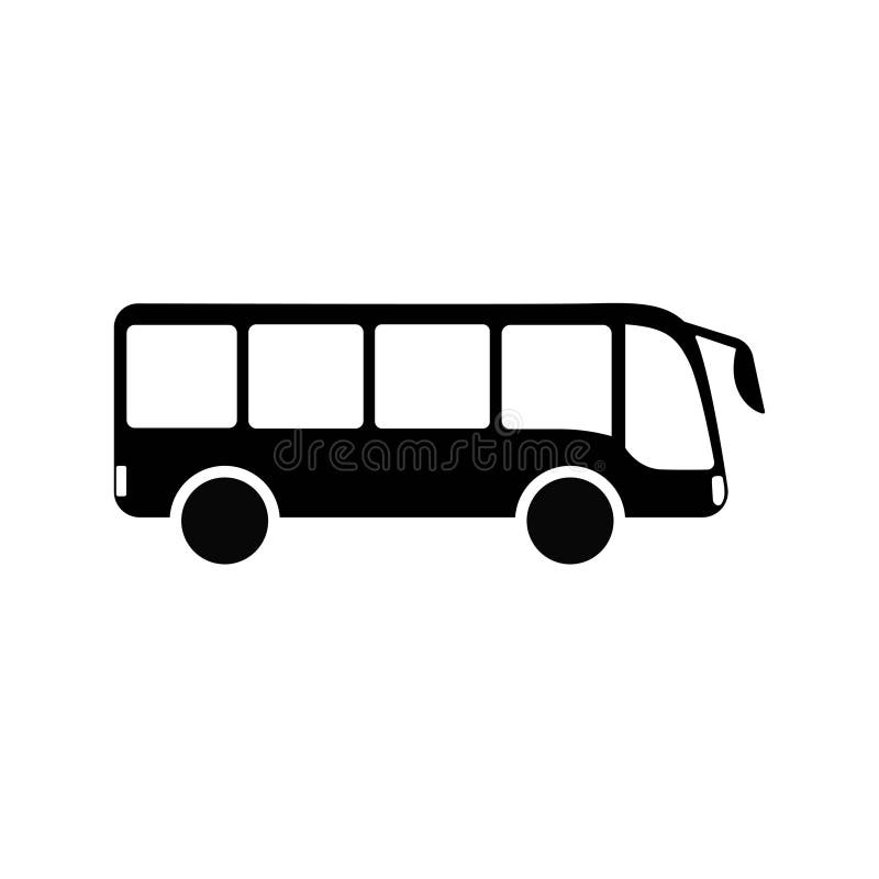 Icono De Bus. Vector Aislado En Fondo Blanco Ilustración del Vector ...