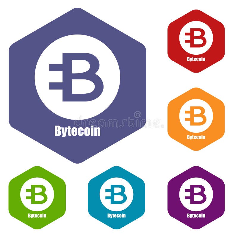 Icono De Bytecoin, Estilo Simple Ilustración del Vector - Ilustración ...